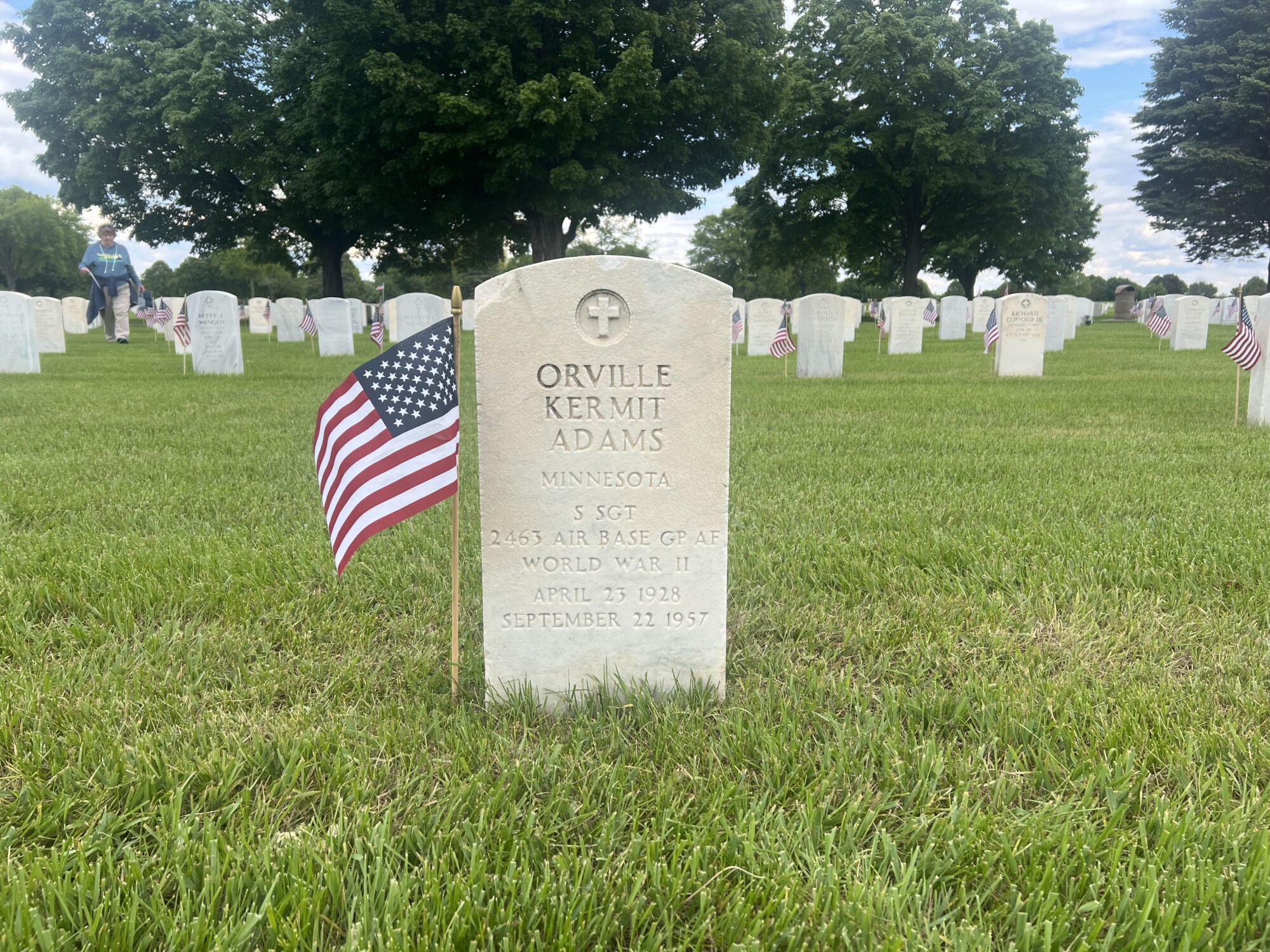 Orville Adams – Flags for Fort Snelling
